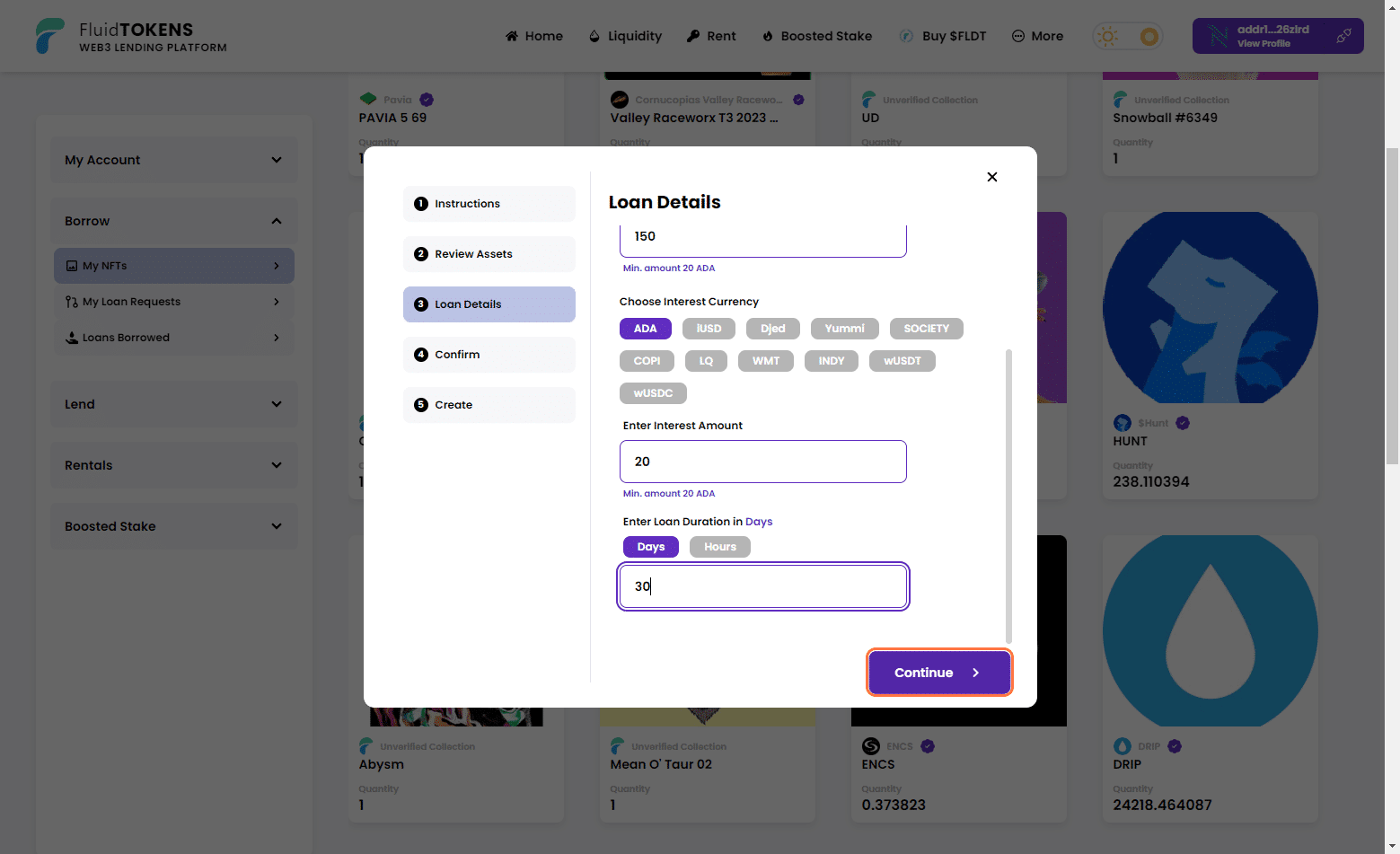 How to Borrow on Fluid Tokens Using an NFT or Token as Collateral ...