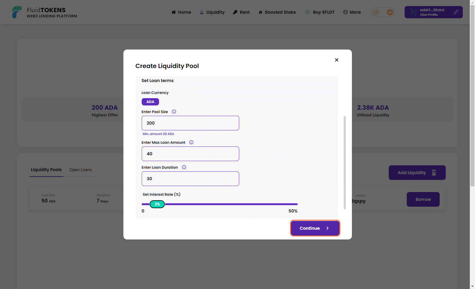How To Create a Liquidity Pool to Borrow From - Learn Cardano